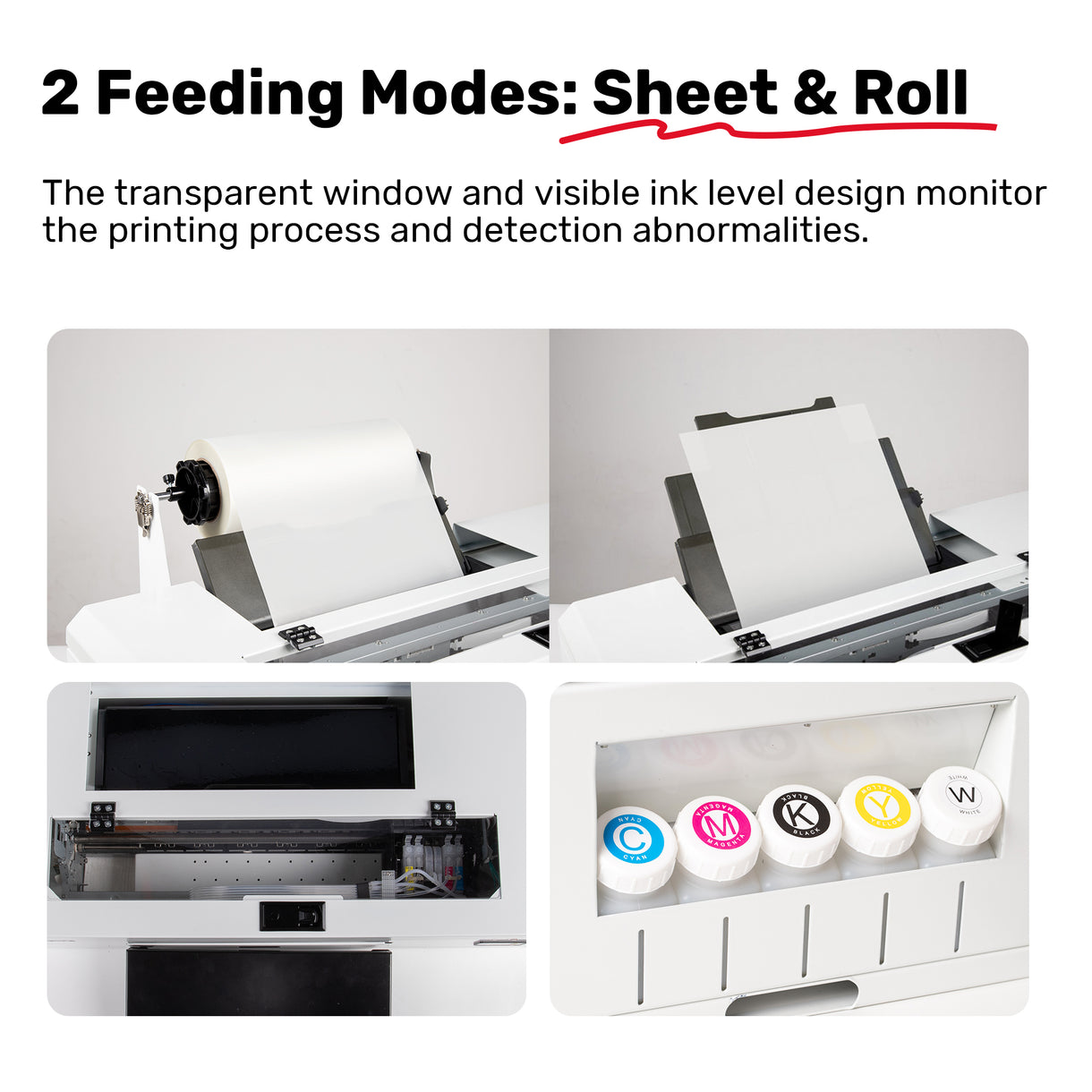 13" L1800 DTF Printer with Heating System, A3 Direct to Film Printer ...