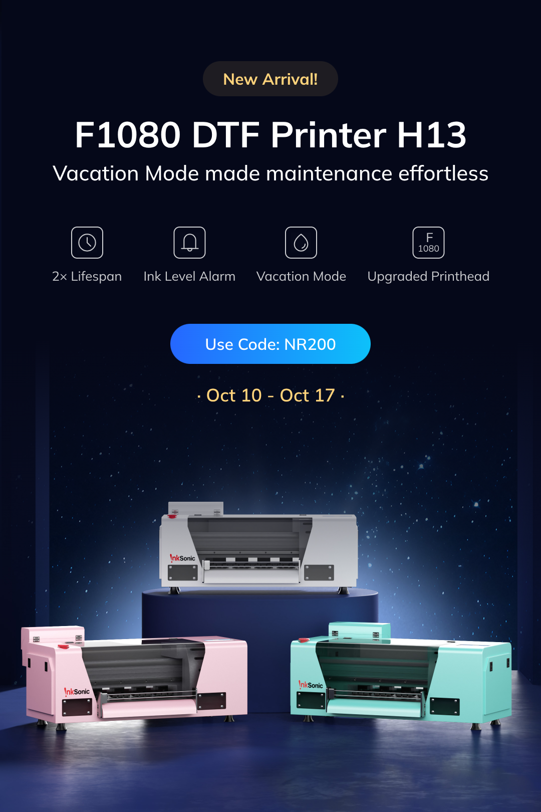 Shop Best DTF & UV DTF Printers - InkSonic
