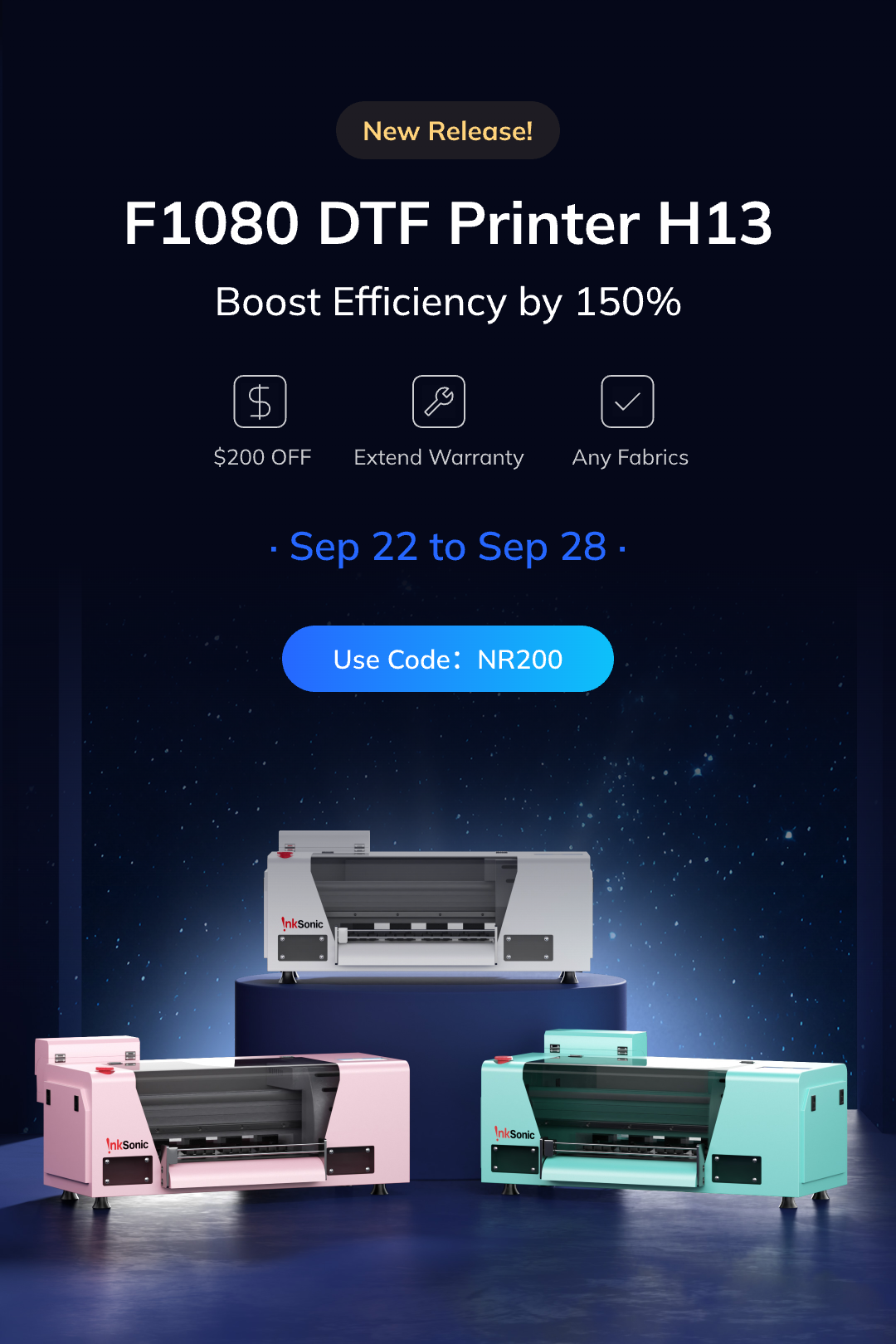 Shop Best DTF & UV DTF Printers - InkSonic
